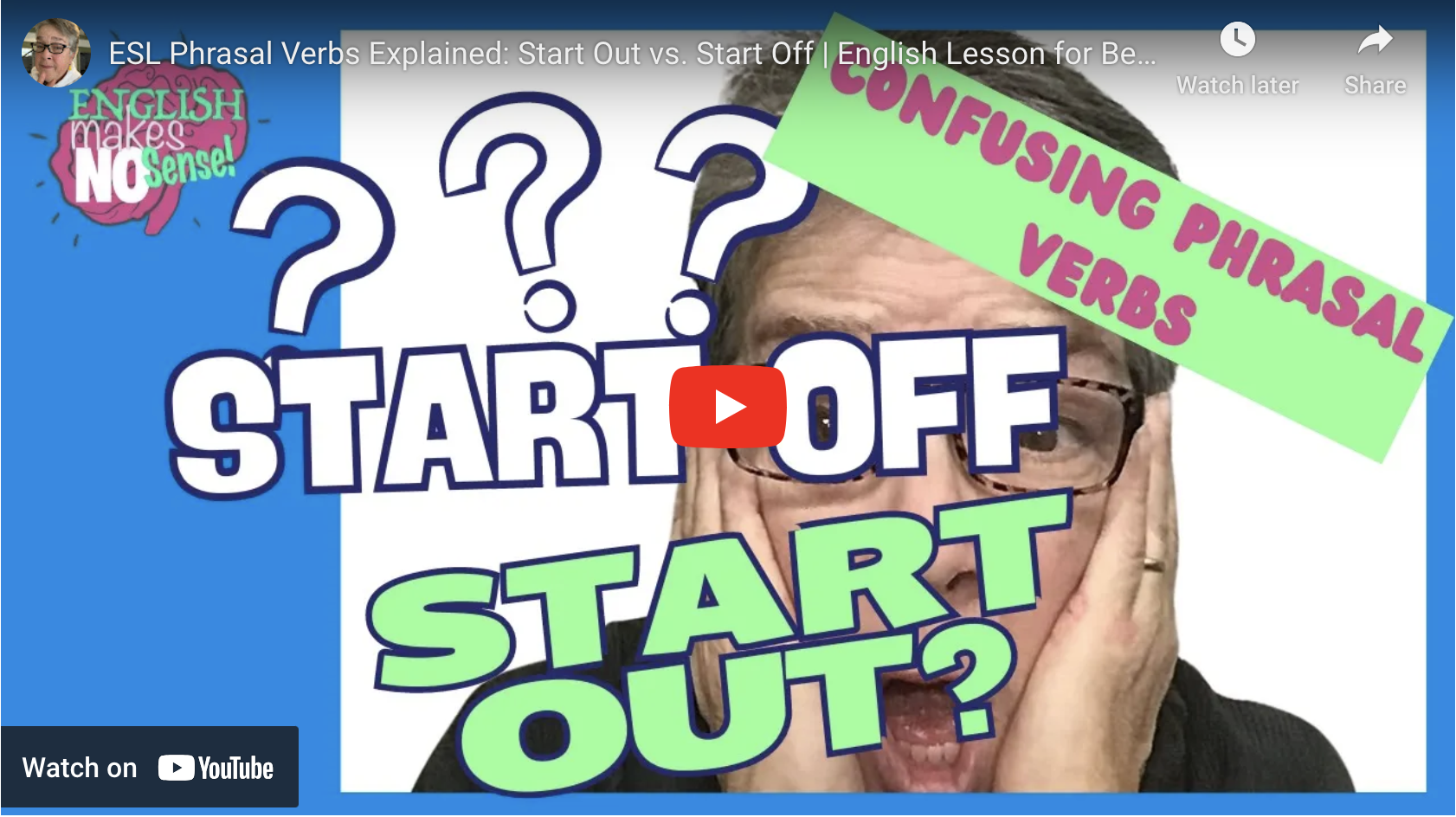 ESL Phrasal Verbs Explained: Start Out vs. Start Off