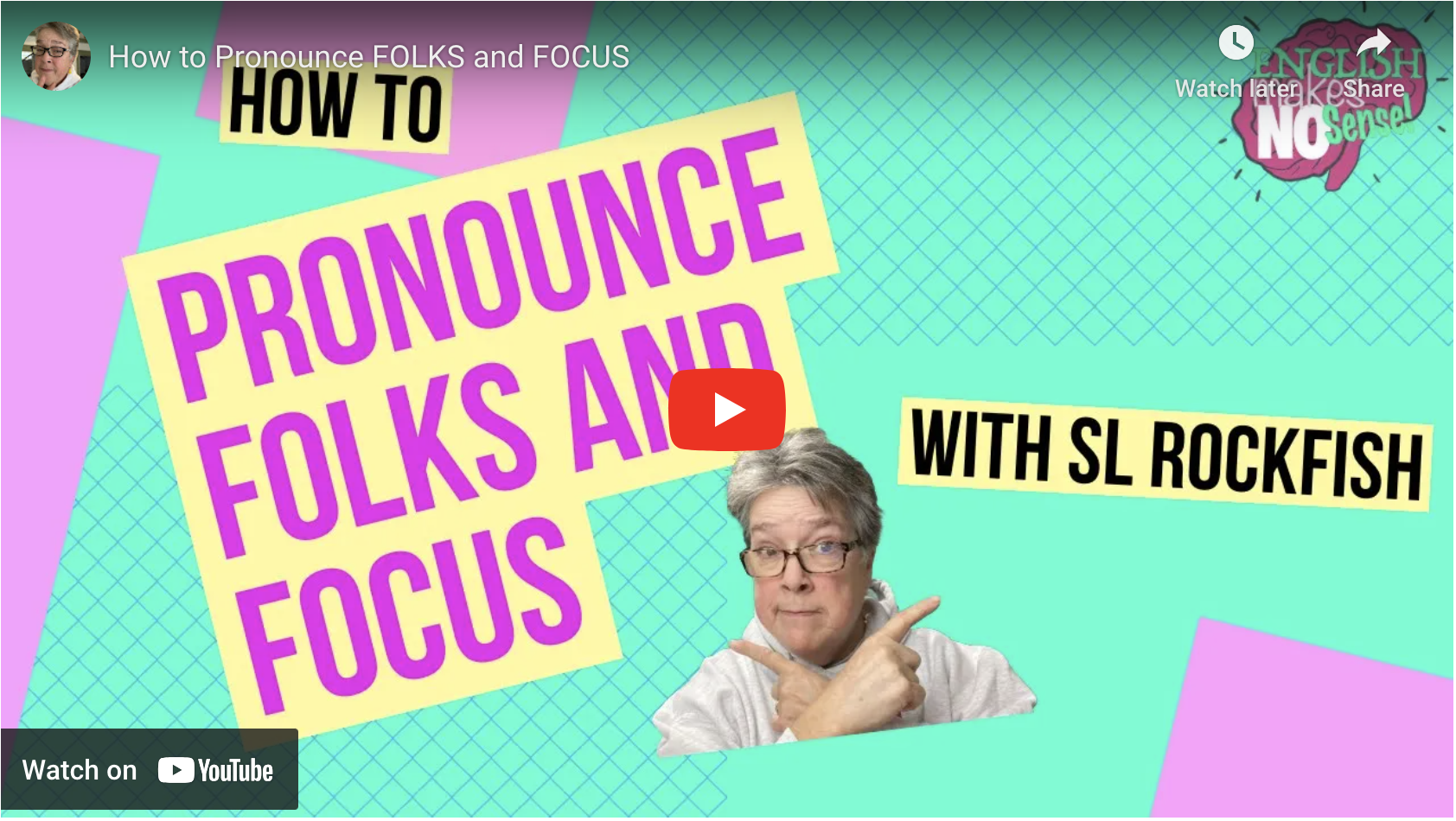 How to Pronounce FOLKS and FOCUS