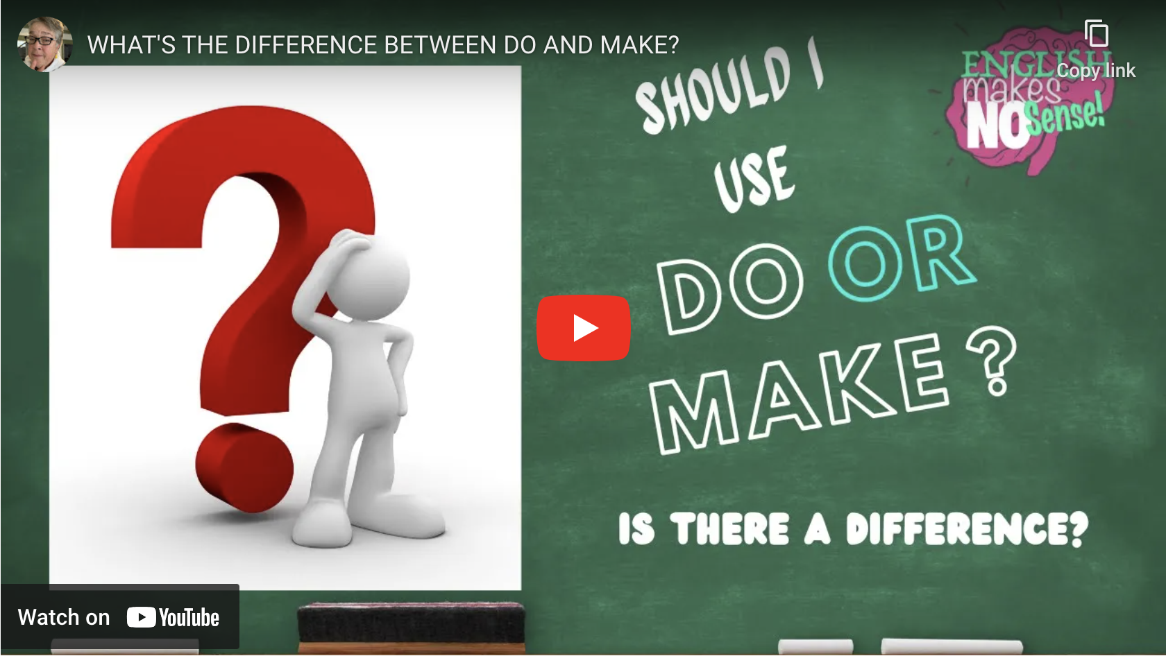 What's the difference between do and make?